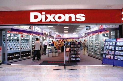 Dixons ruffles department store feathers with ads