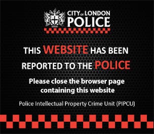 Brand ads on ‘piracy’ websites replaced with police banners
