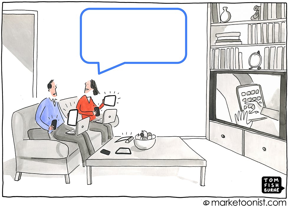 Be the Marketoonist! See your caption printed in Marketing Week
