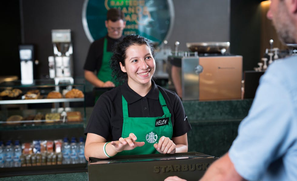 Starbucks lets customers order a coffee via a chatbot