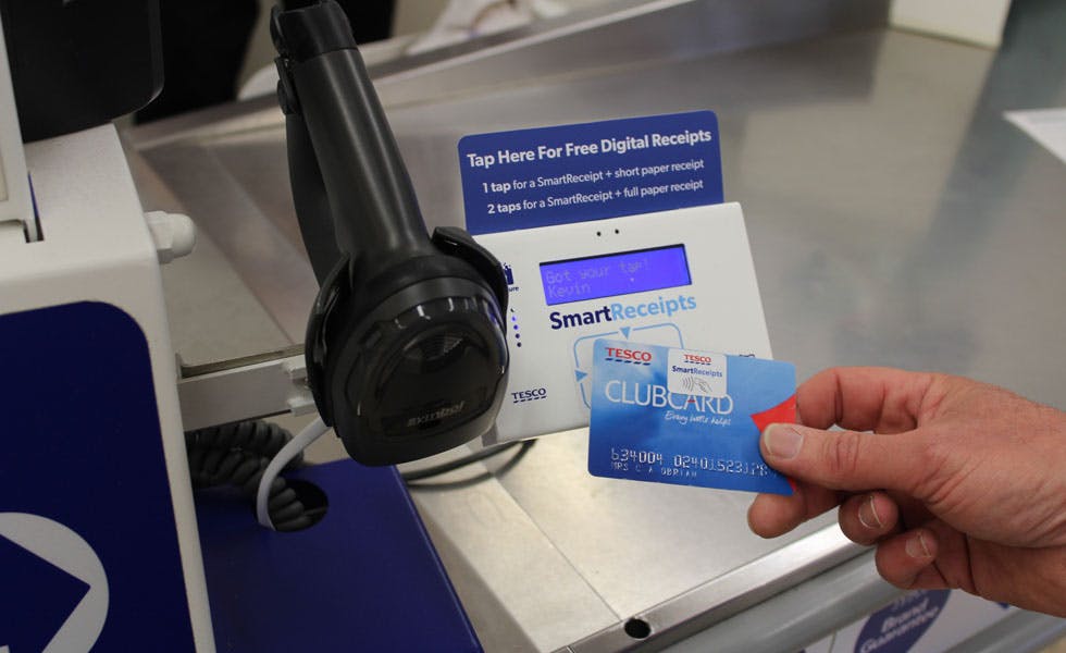 Tesco trials digital receipts and self-scanner tech