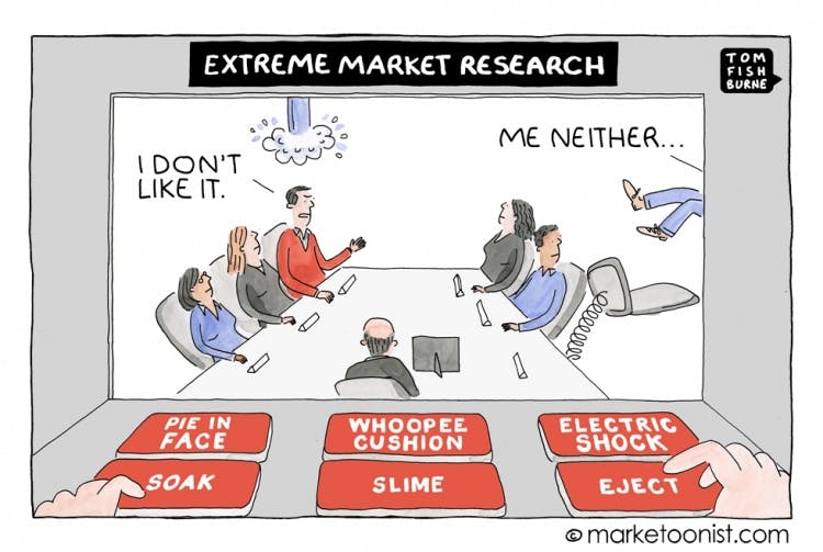 Marketoonist on extreme market research