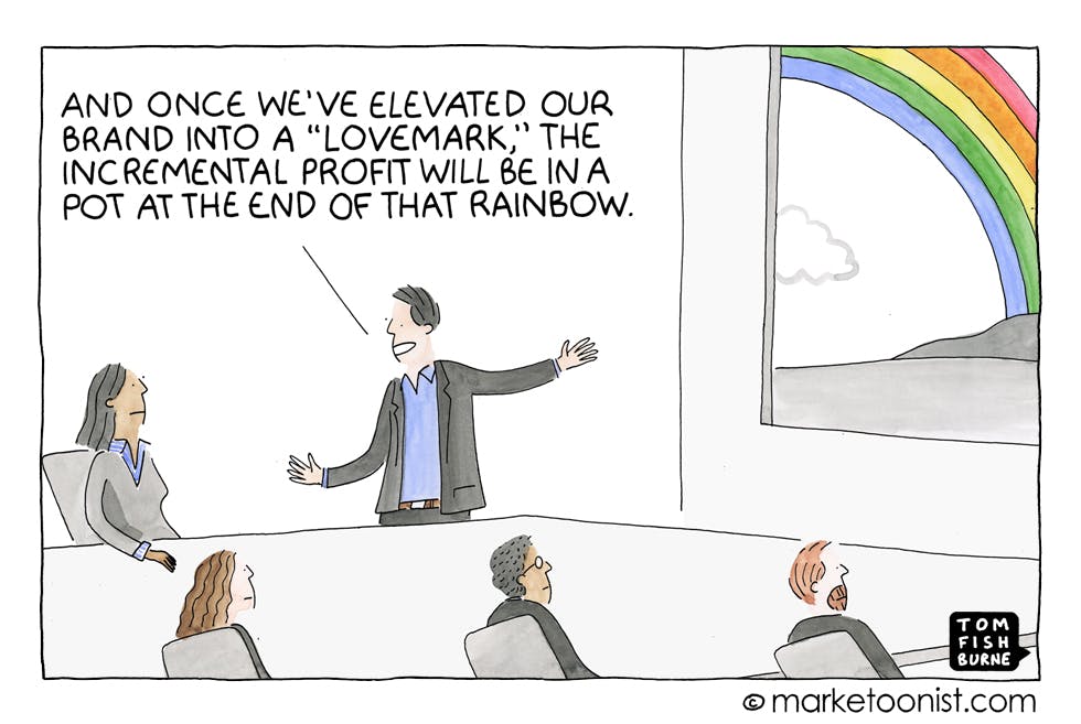 Marketoonist on brand love