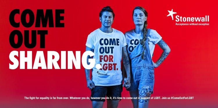 Stonewall tackles ‘complacency’ around LGBT equality in first brand ...