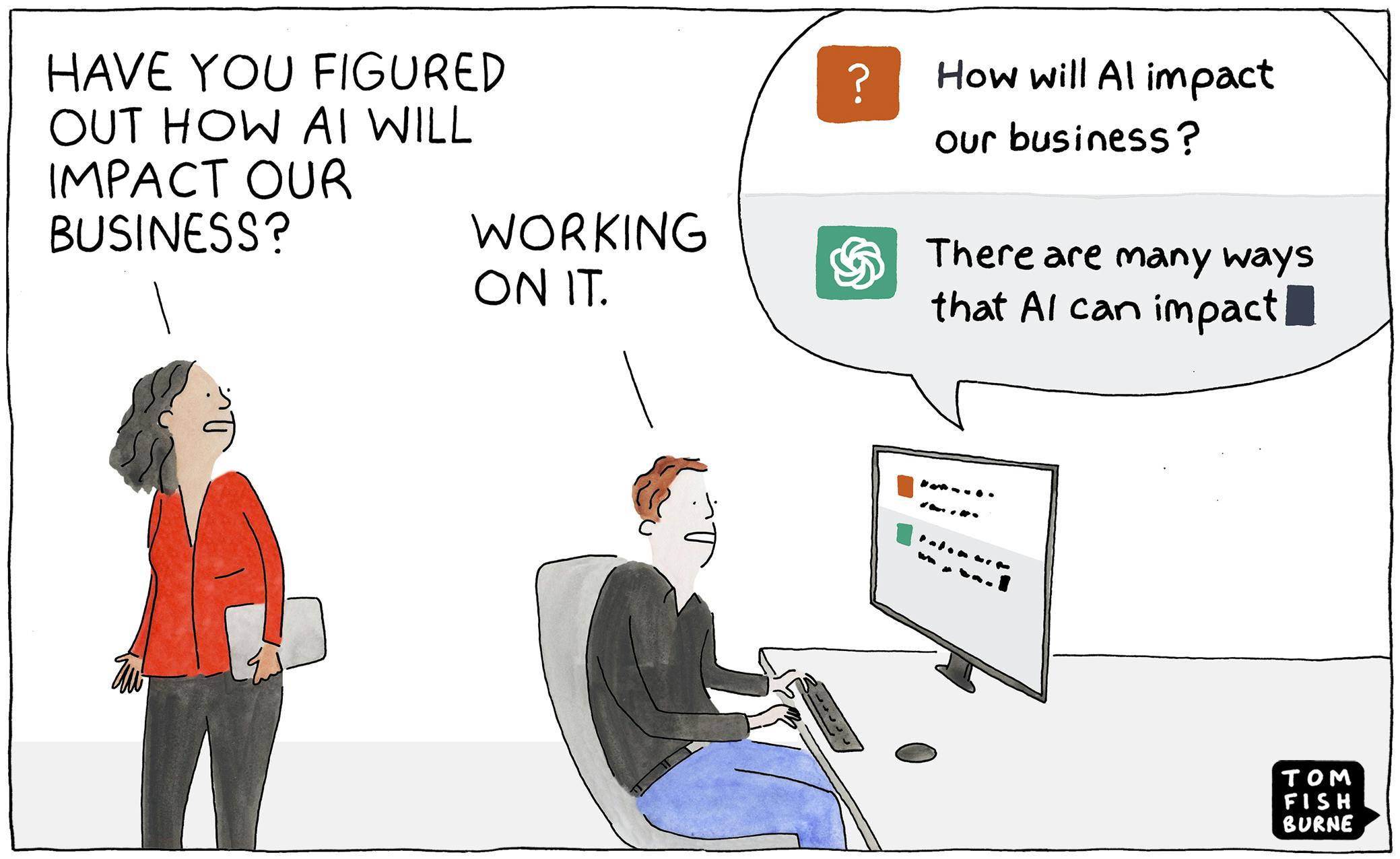 Marketoonist on the impact of AI