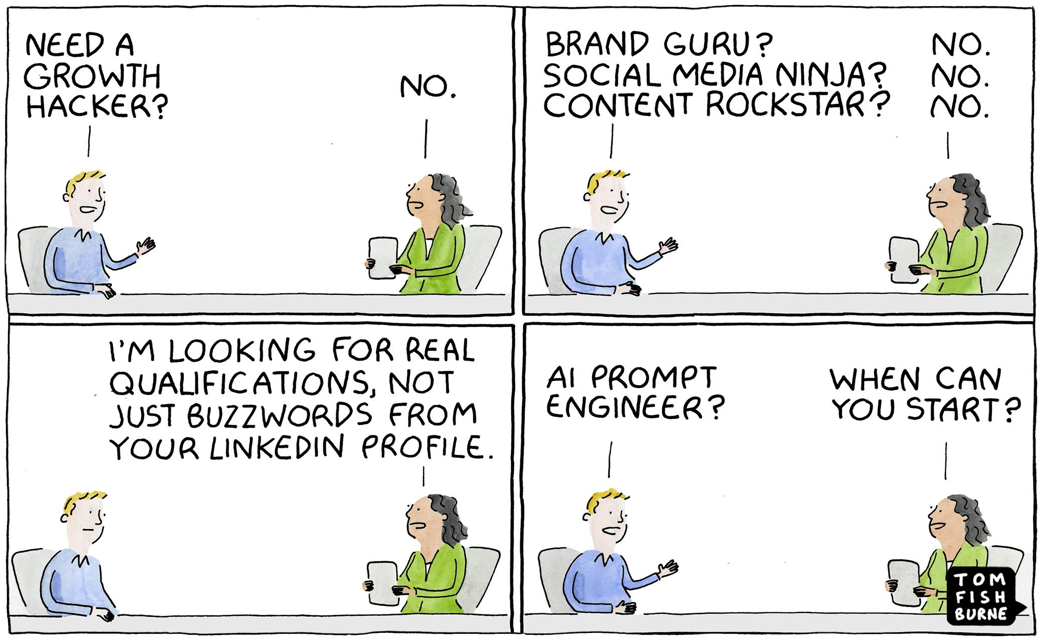 Marketoonist on digital upskilling