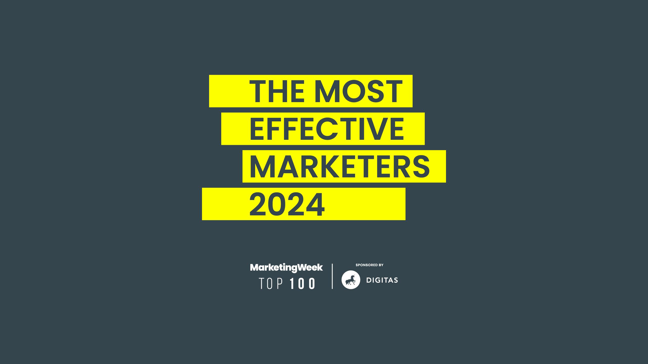 Marketing Week begins search for 2024’s Top 100 most effective marketers