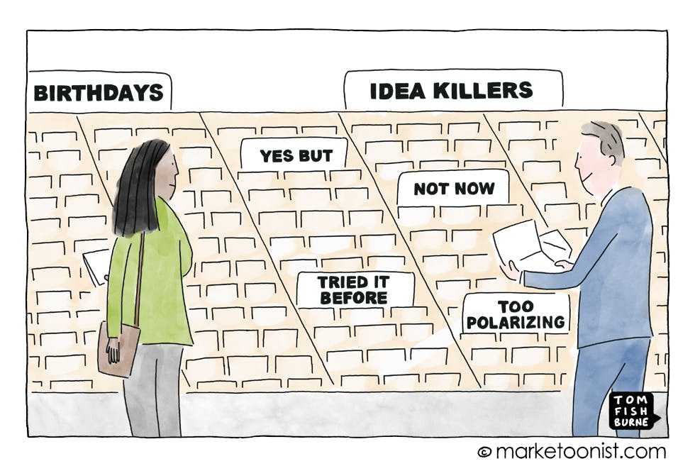 Marketoonist on idea killers