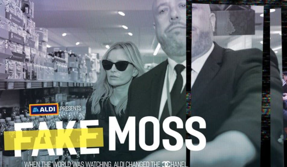 How Aldi stole the news agenda with a Kate Moss lookalike
