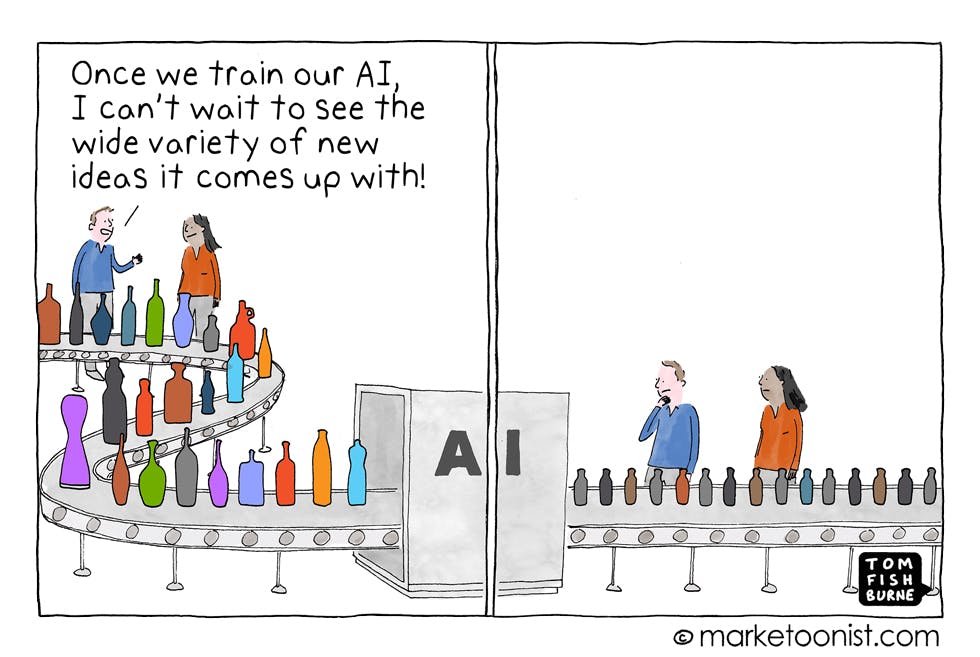 Marketoonist on AI-generated homogeneity