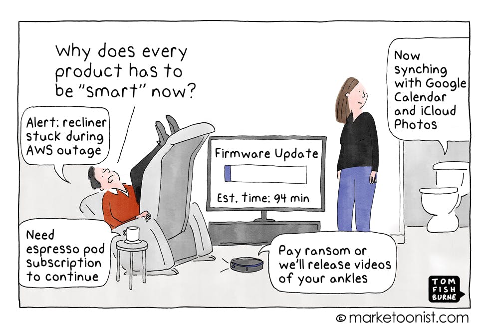 Marketoonist on smart products